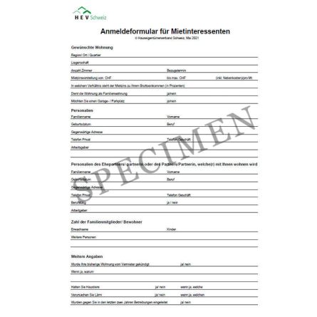 Anmelde- & Bewerbungsformulare - Formulare & Verträge